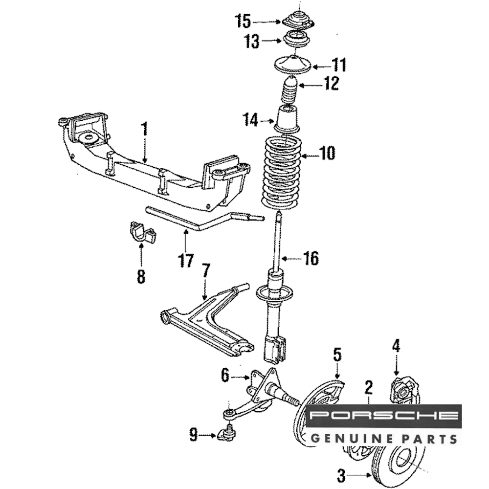 Porsche Steering Knuckle 95134165606 – 944Store